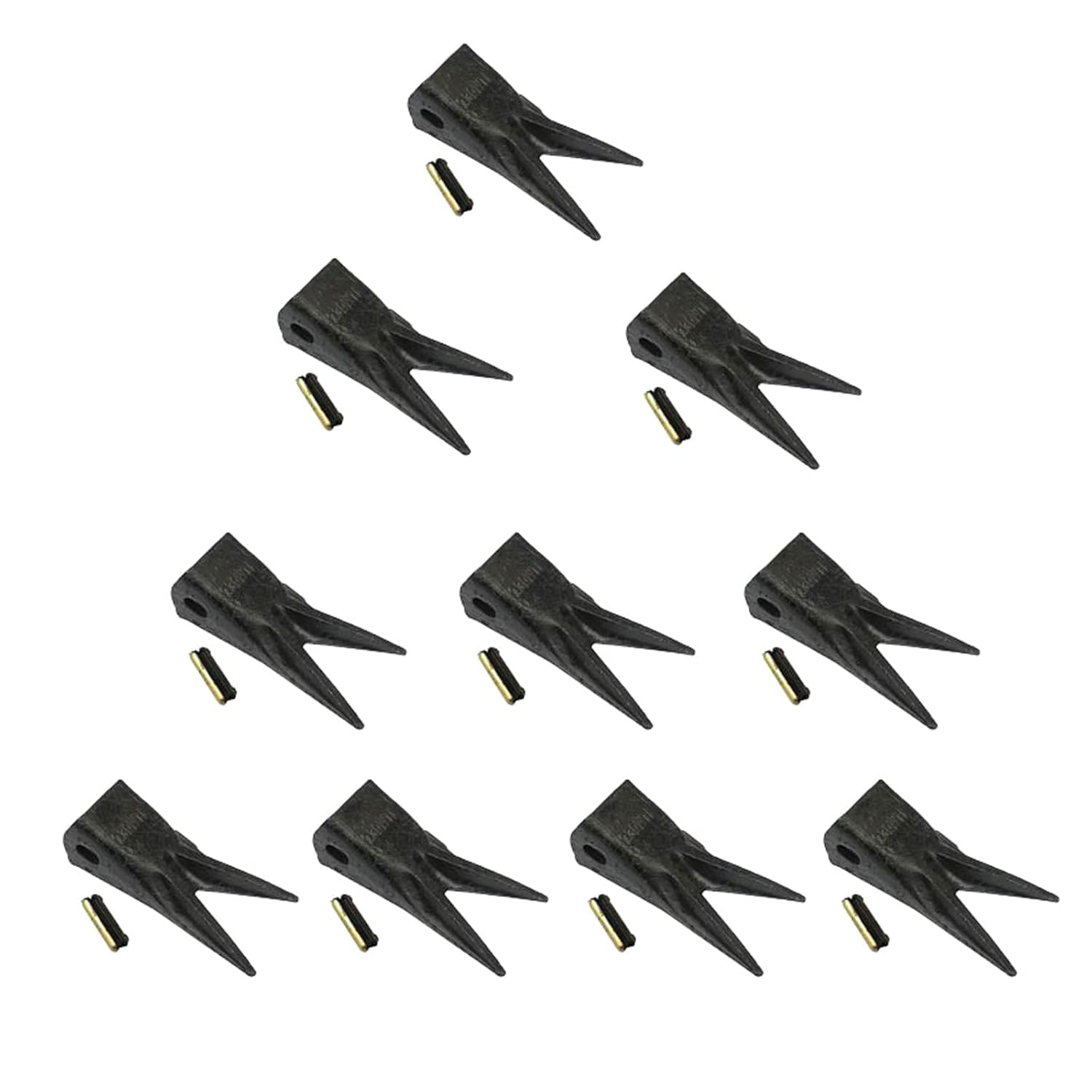 230WTL Twin Tiger Long Bucket Teeth +23P Flex Pins, 23 230 Series 23WTL ...