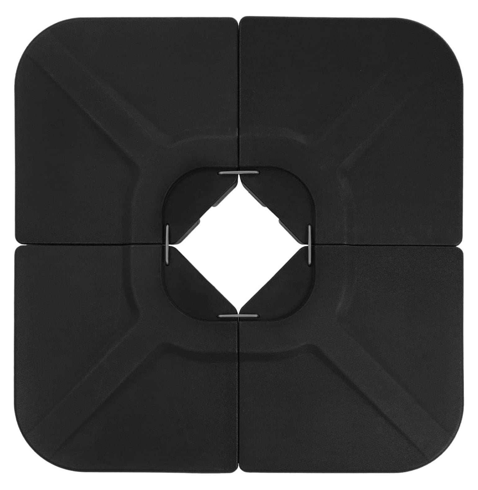 230lb 4-Pieces Heavy-Duty Umbrella Large Base Stand Cantilever Offset ...