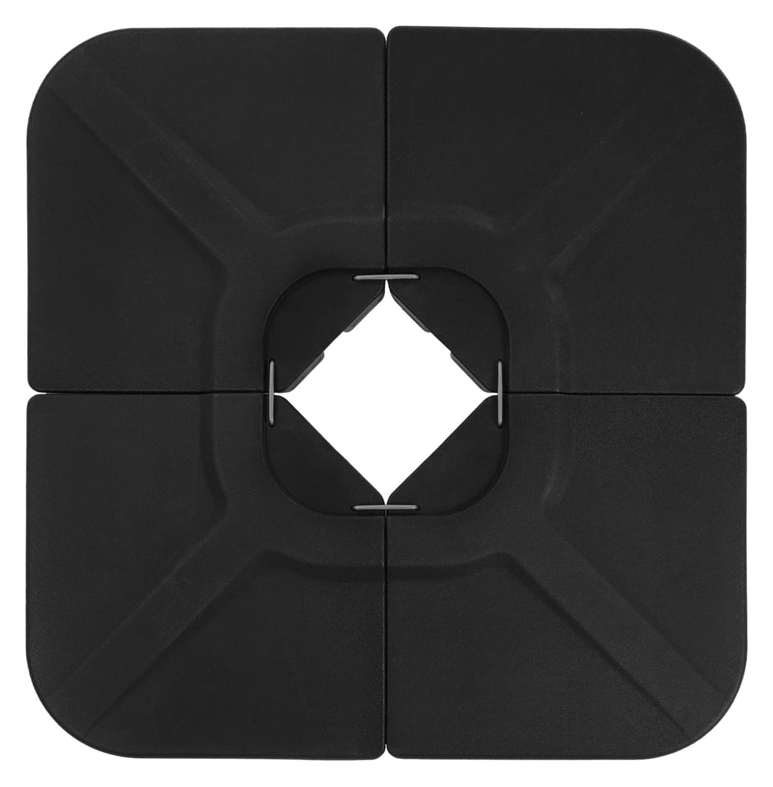 230lb 4-Pieces Heavy-Duty Umbrella Large Base Stand Cantilever Offset ...