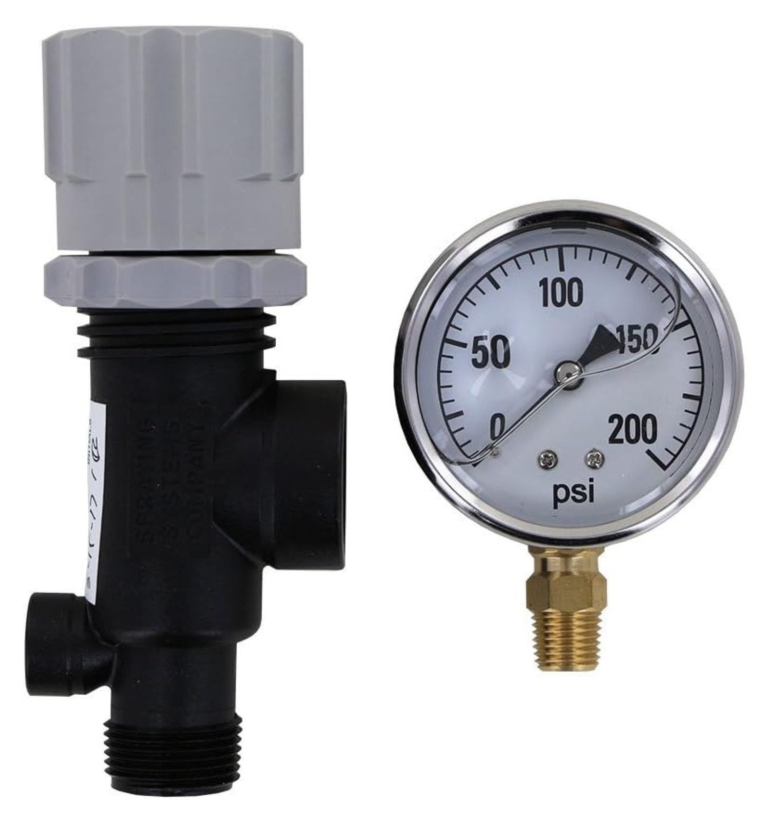 23120-3/4-PP Pressure Regulator with 200 PSI Pressure Gauge (Bundle, 2 ...