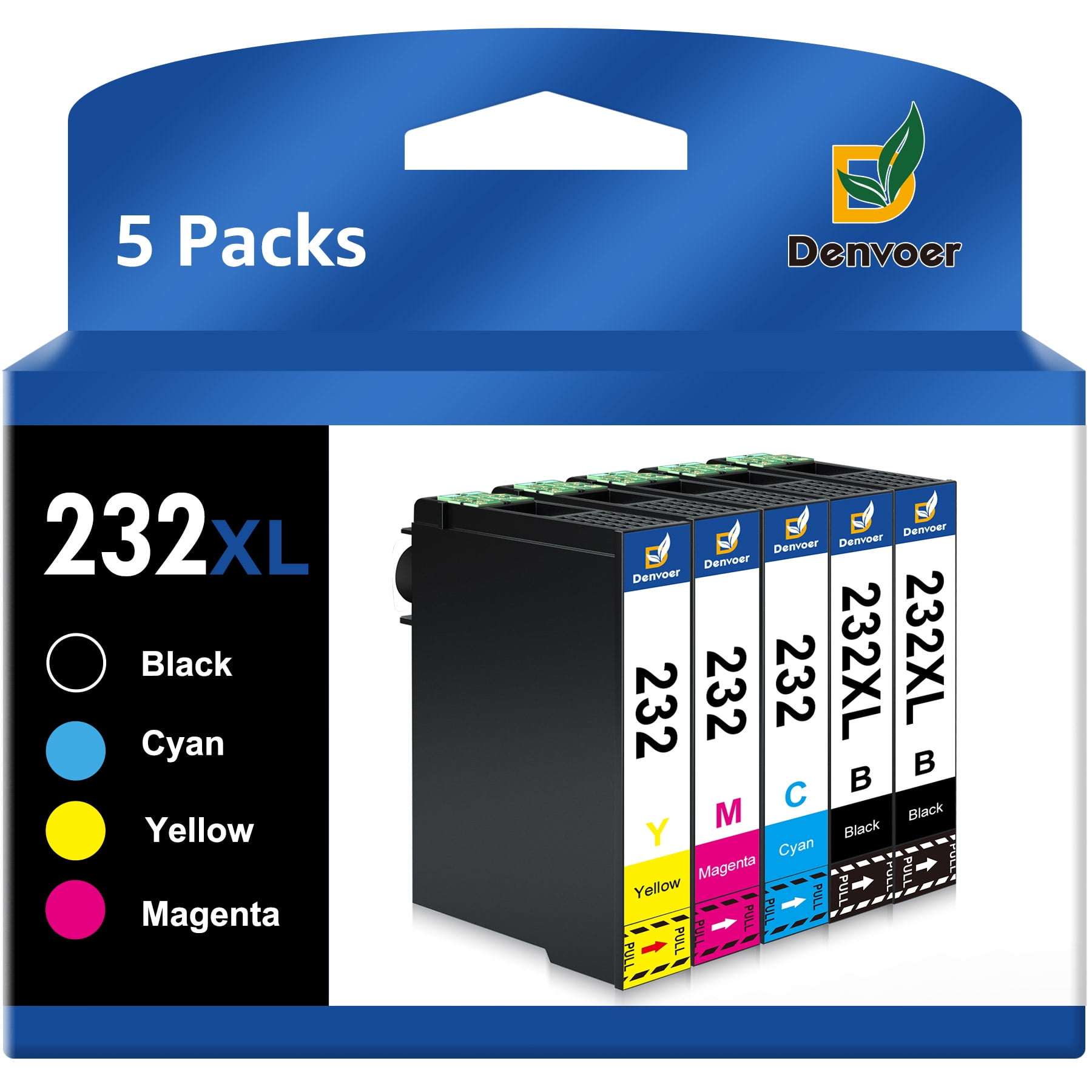 232 Ink Cartridges Compatible for Epson 232XL Ink Cartridge Combo Pack ...