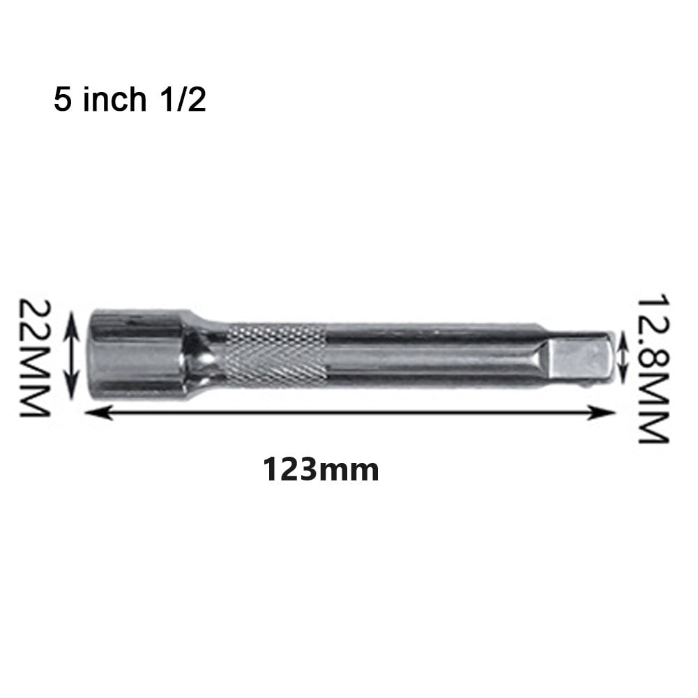 232222222222 1pc 1/4 3/8 1/2 Socket Ratchet Wrench Extension Bar Long ...