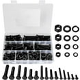 232PCS M6/M8/M10/M12 Metric Bolt Assortment kit, SAE Nuts and Bolts ...