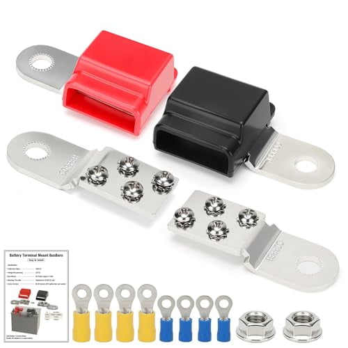2340 Marine Battery Terminals Mount - Tin-Plated Pure Copper BusBars ...