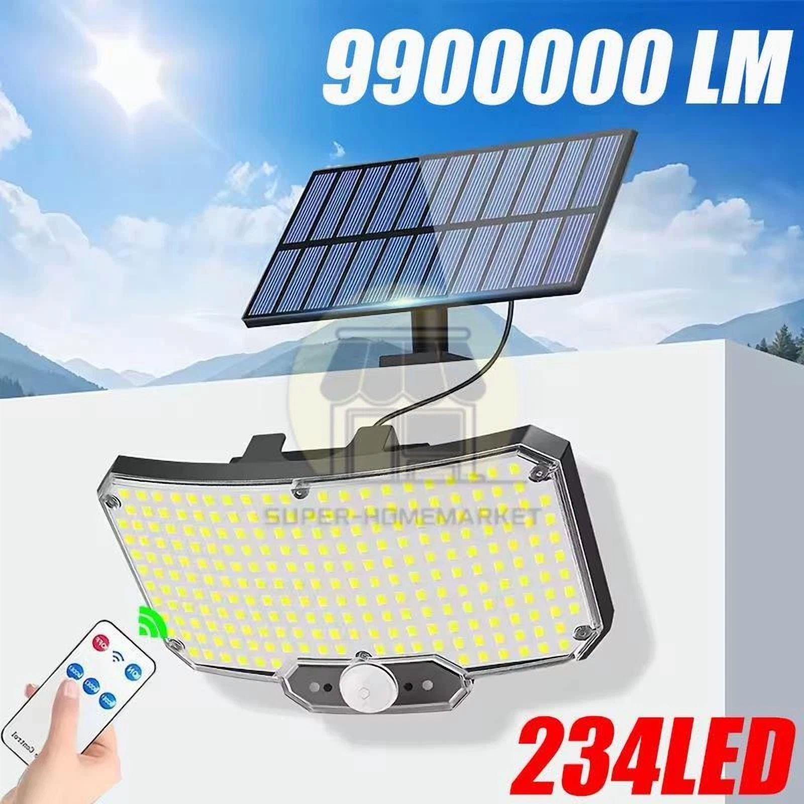 234Led Solar Lights Security 3Modes Street Flood Lamp Motion Sensor ...