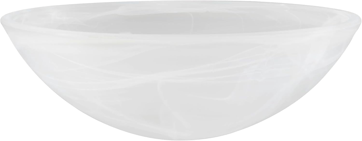 23514-11, Alabaster Replacement Glass Shade for Medium Base Socket ...
