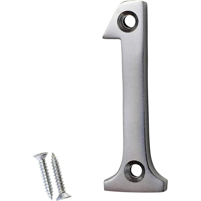 2351SC050 Brass 2-Inch Tall House Mailbox Number with Matching Screws ...
