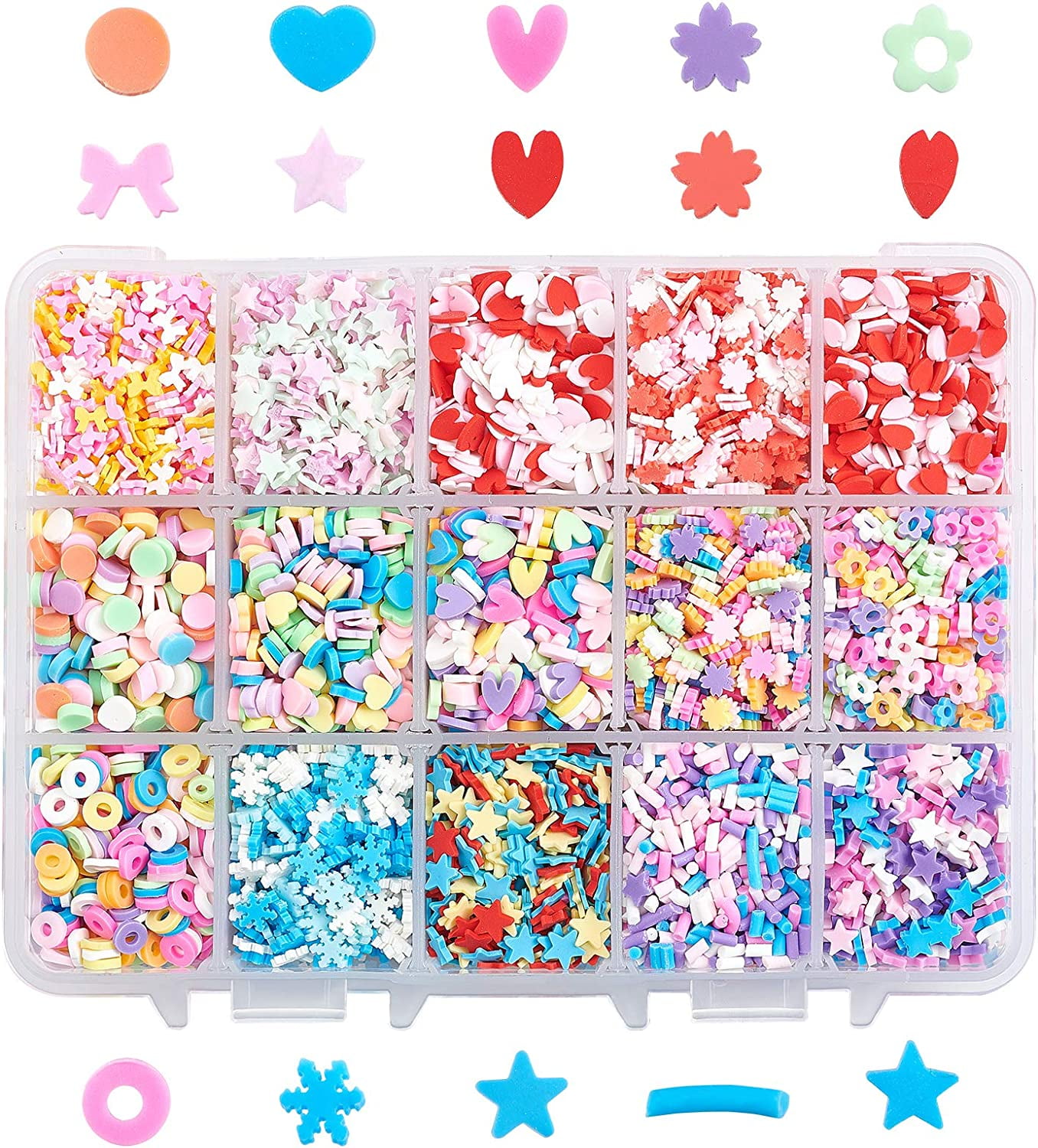 235g Polymer Clay Fillers Little Resin Charms Mixed Color Polymer ...