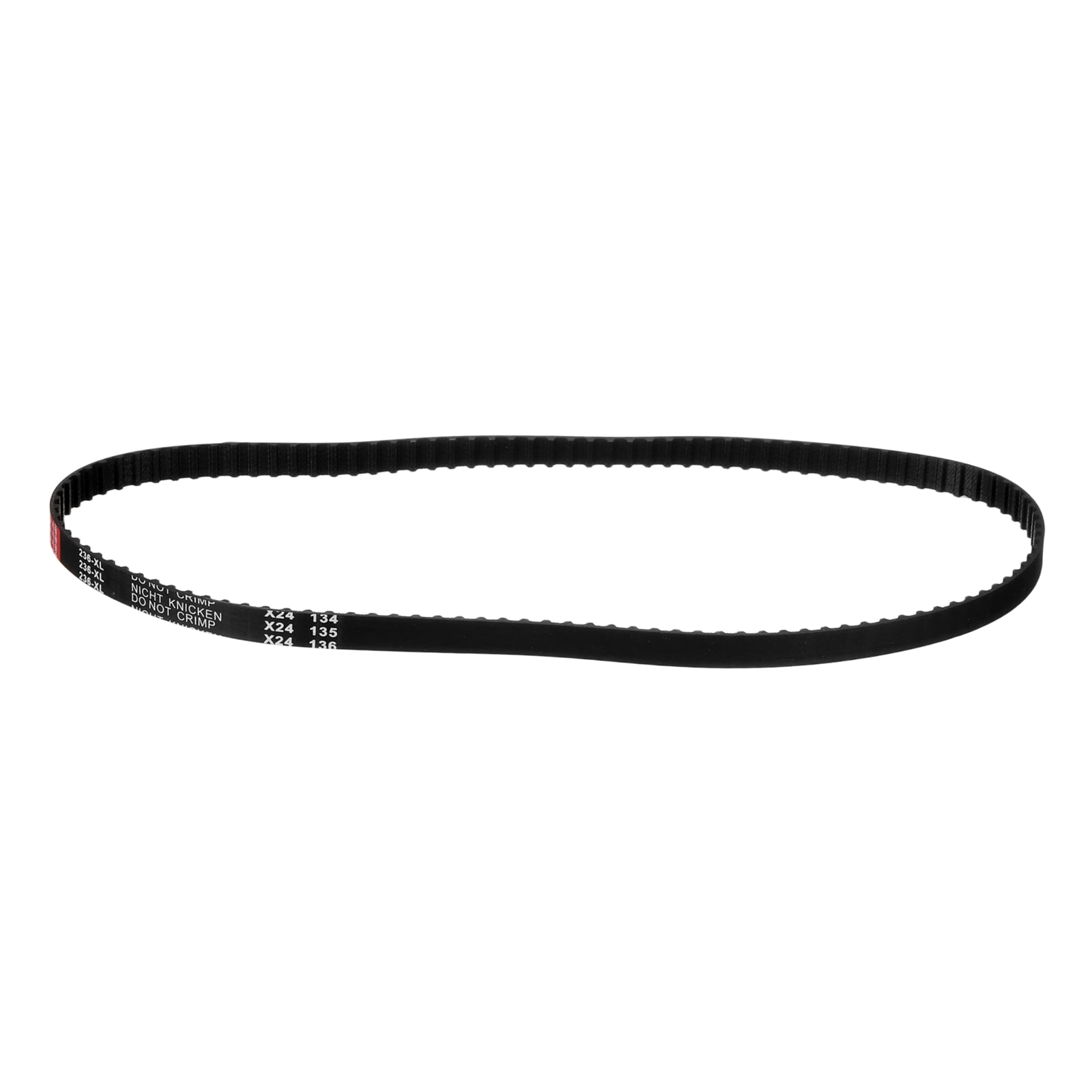 236XL Timing Belt 118 Teeth Black Cogged Rubber Geared Belt, 3D Printer ...