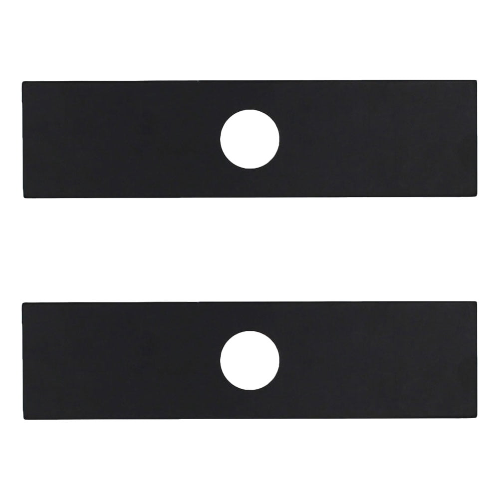 237001 Qty 2: 8" x 2" x 0.125" x 1" Edger Blade Fits Green Machine ...
