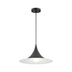 Access Lighting 1 Light Pendant in Black with Antique Brushed Brass ...