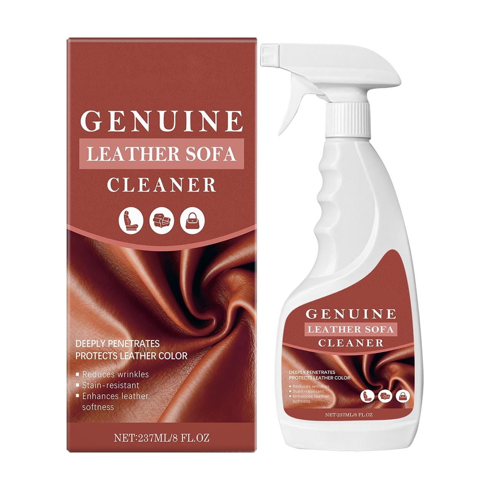 237Ml Leather Sofa And Car Interior Cleaner Stain Remover And Shine ...