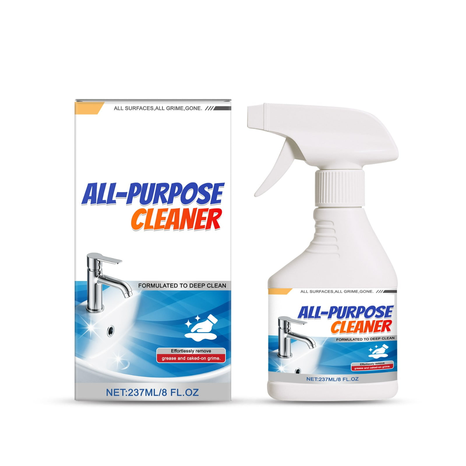 237ml Effect Bathroom Cleaner Assisted Descaling Substrate Protective ...