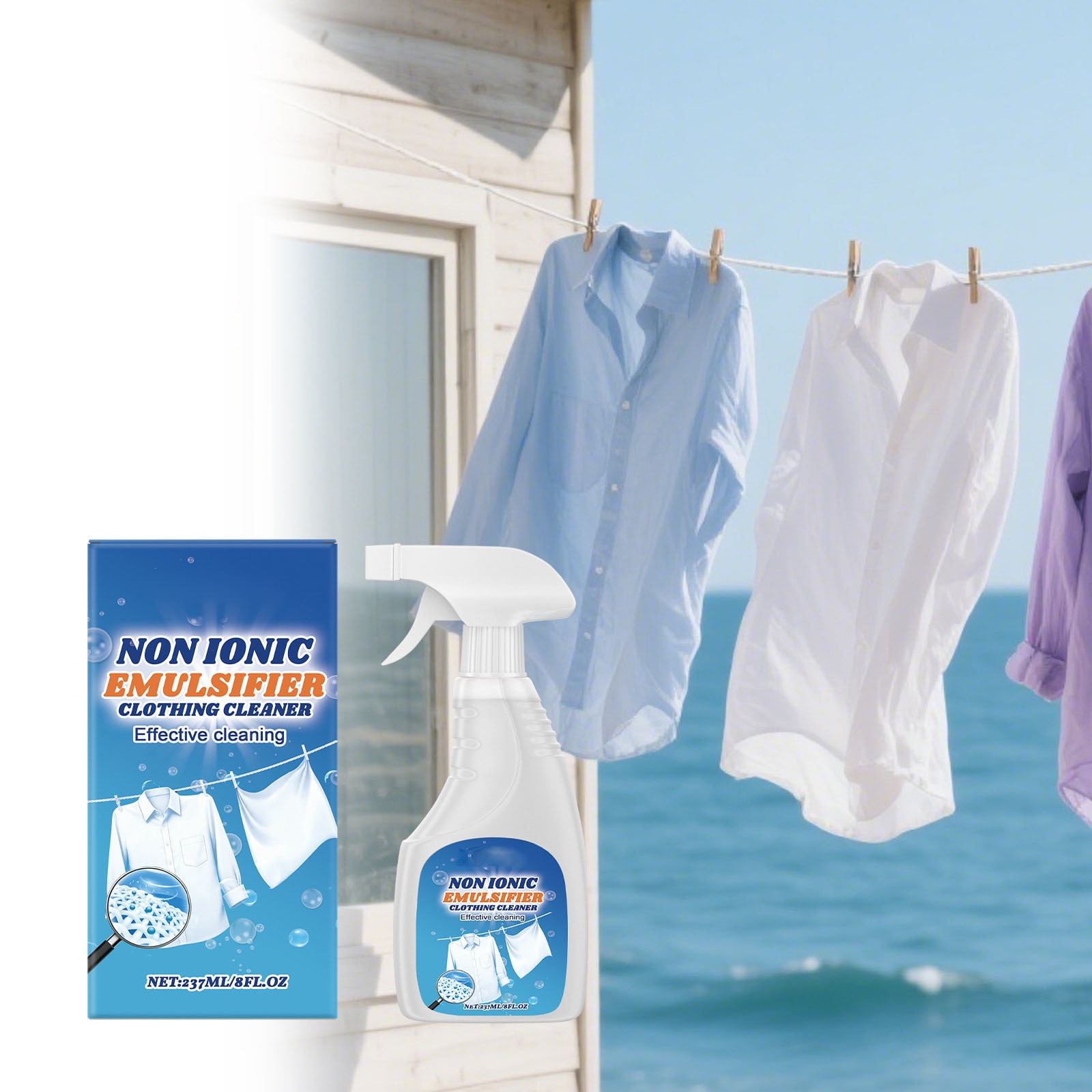 237ml Everyday Fabric Stain Remover Spray – -Powered, Color- Laundry ...