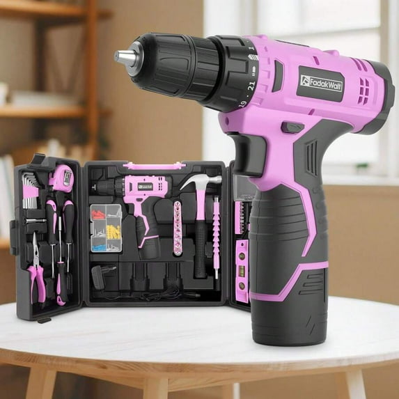 238-Piece Cordless Drill Tool Kit Set 20V Electric Drill Driver With Battery Lightweight Power ...