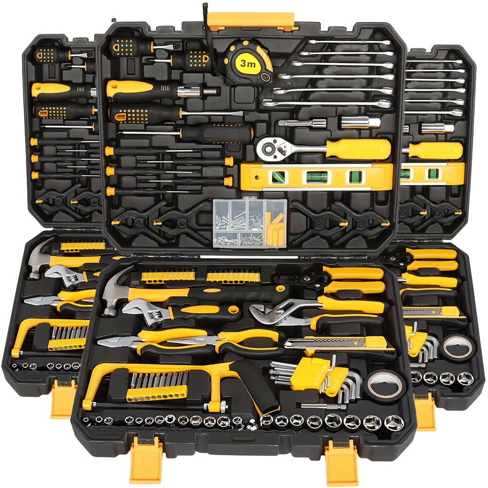 239-Piece Manual Toolbox Set - Portable Toolkit for Home & Car Repair ...