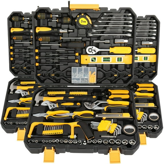 239-Piece Manual Toolbox Set - Portable Toolkit for Home & Car Repair, Comprehensive Hand Tools ...