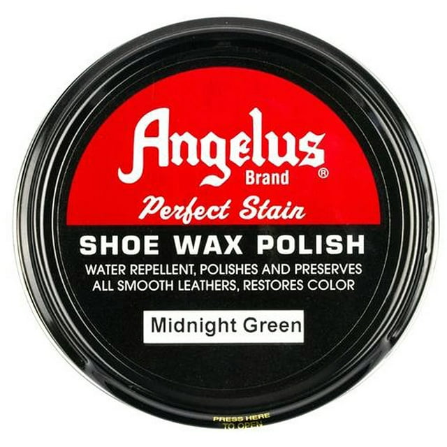Angelus Shoe Wax Leather Polish - Midnight Green 3 Oz. - Walmart.com