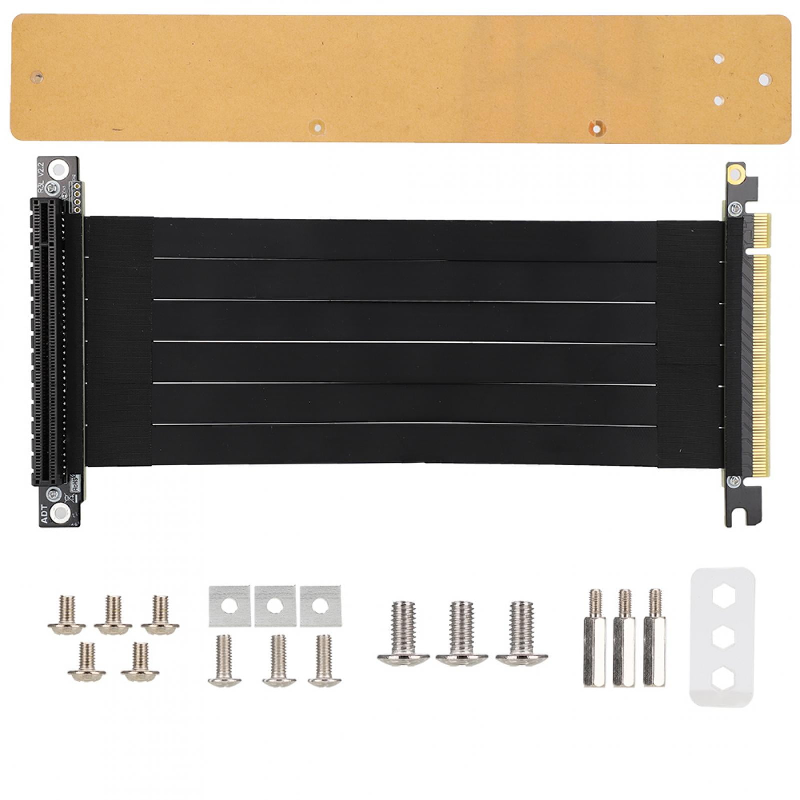 23CM PCI-E Graphics Card Extension Flex Cable Set With PCI-E Graphics ...