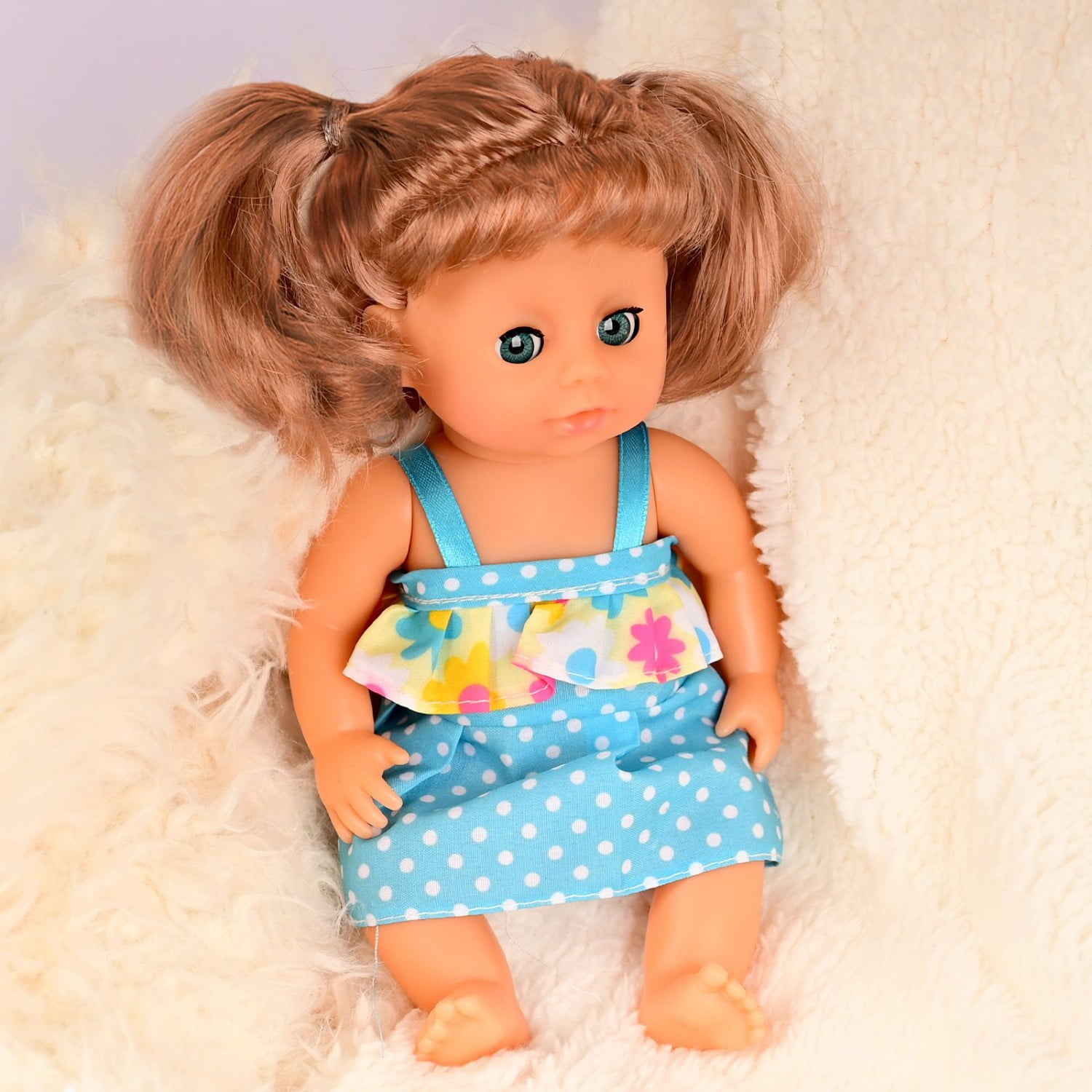 23CM Realistic Fully Rubberized Girl Doll for Soft & Durable Playtime ...