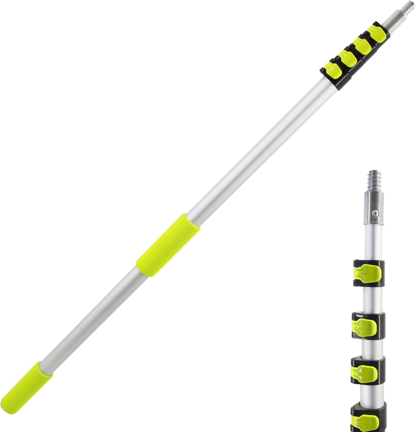 23Ft High Reach Telescopic Pole, 4 to 16.5 Ft Extension Pole with ...