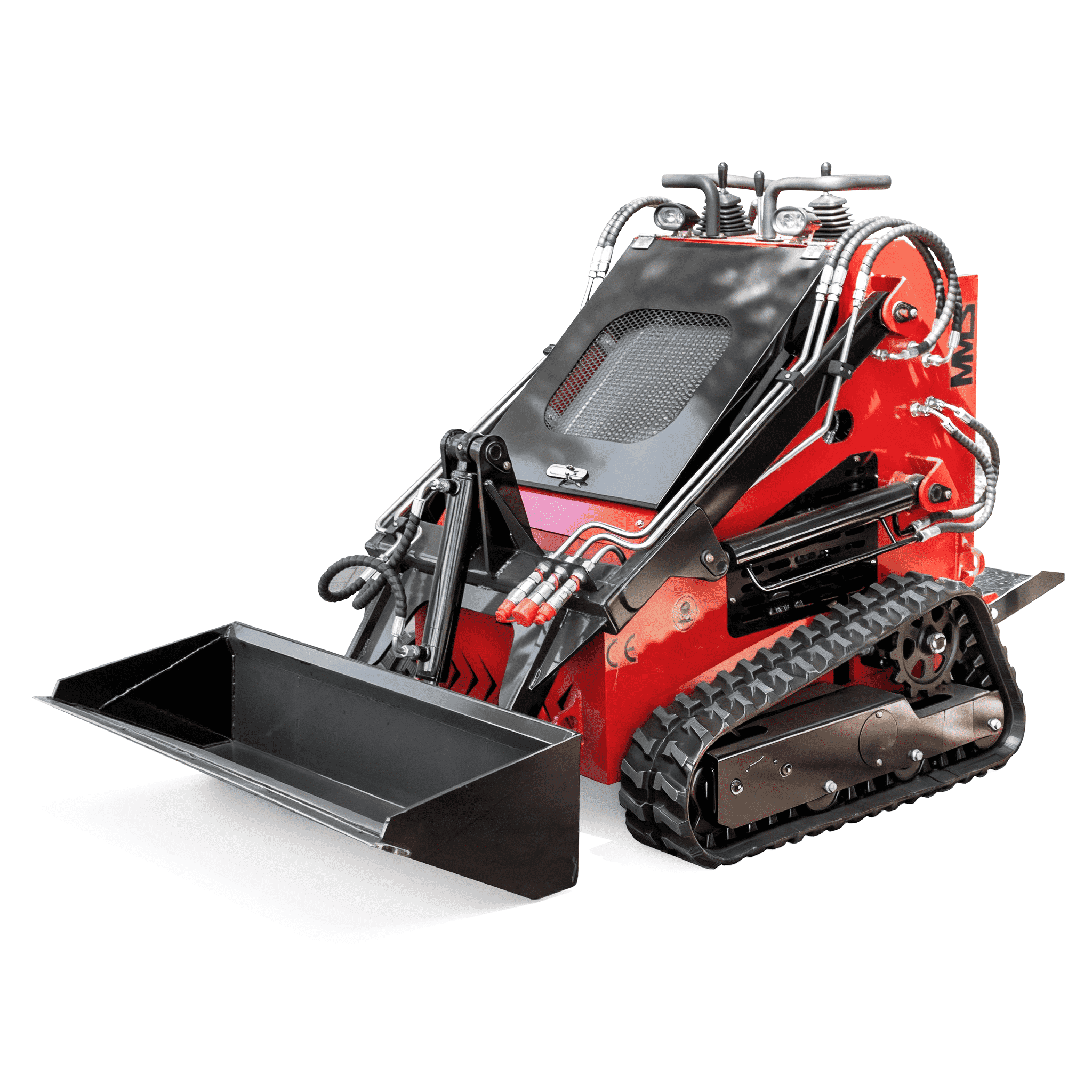 MMS 23HP Mini Skid Steer Loader with Bucket Dual Cylinder 627cc B&S ...