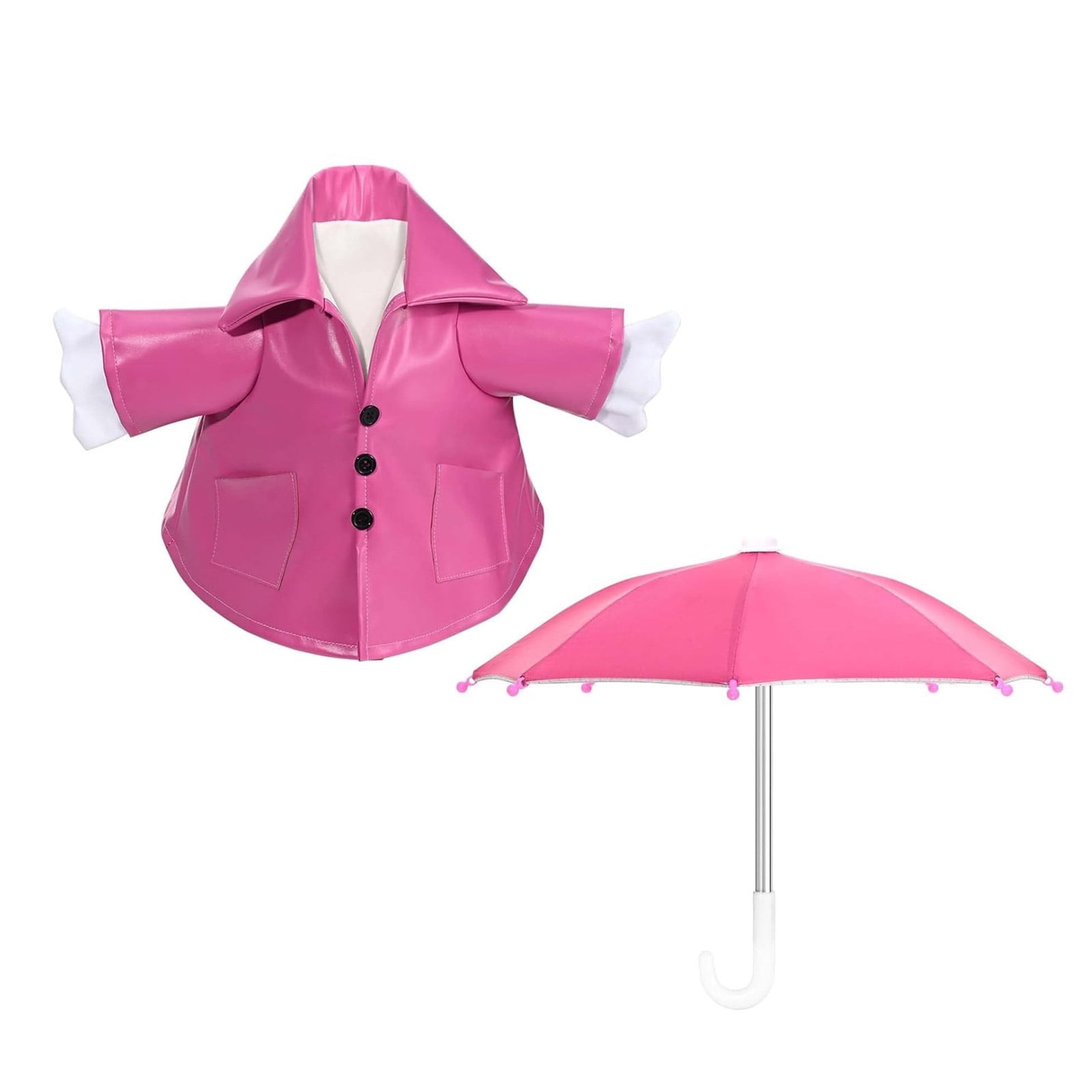 23Inch Decorative Geese Outfit Holiday Theme Raincoat Umbrella Set For ...