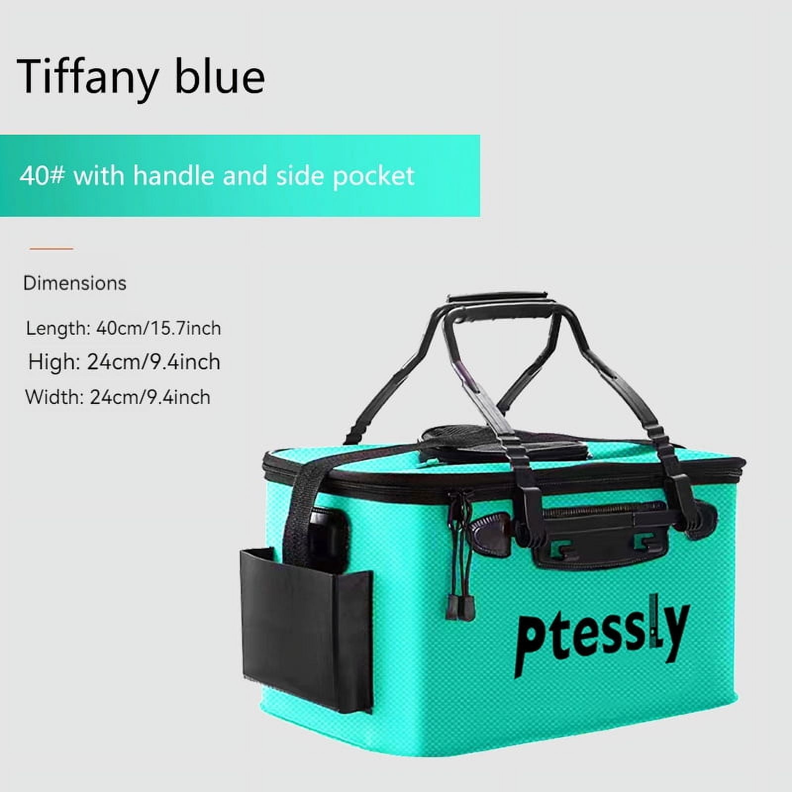 23L#6gal Portable EVA fishing bag, foldable fishing bucket, live fish ...