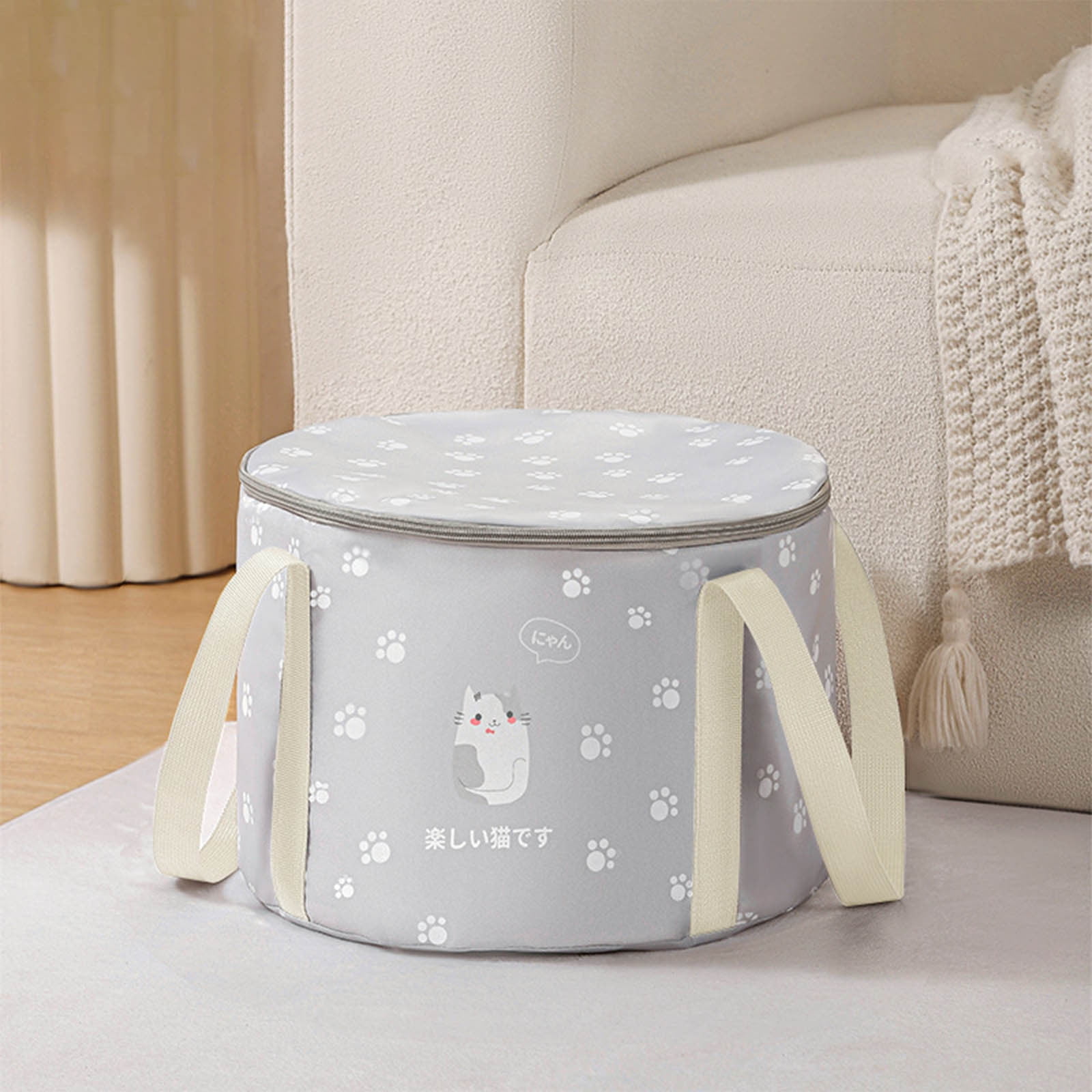 23L Collapsible Foot Soak Tub Bath with Handles for Soaking Small Feet ...