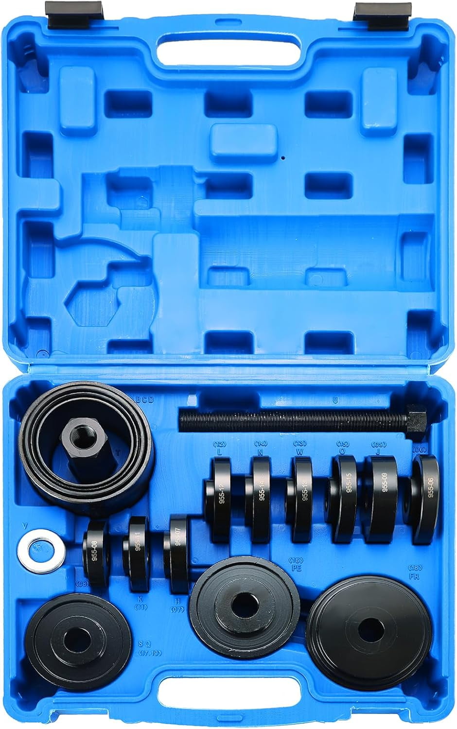 23PCS Front Wheel Drive Bearing Adapters Press Kit Puller Set ...