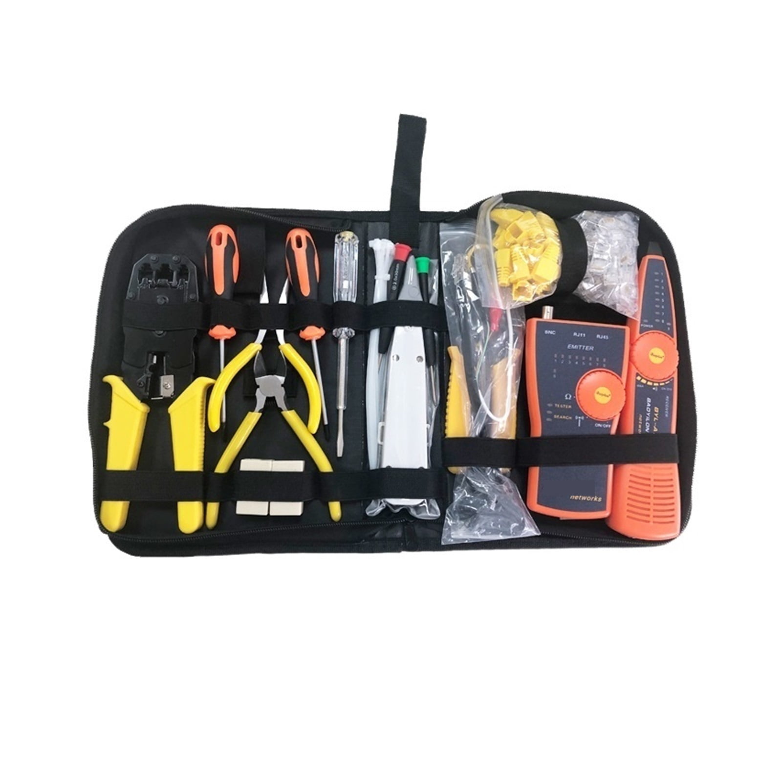 23PCs Computer Network Repair Tool Kit Cable Tester Wire Cutter ...
