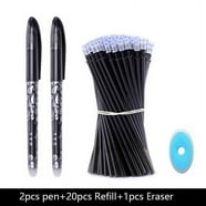 4pcs European Roses Gel Pens Kawaii Stationery Vintage 0.5mm Black Ink ...