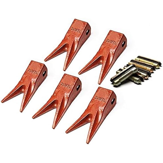 23WTL 5 Pack H&L Style 5-Tiger Bucket Digging Teeth/Bucket Tooth&5 23FP ...