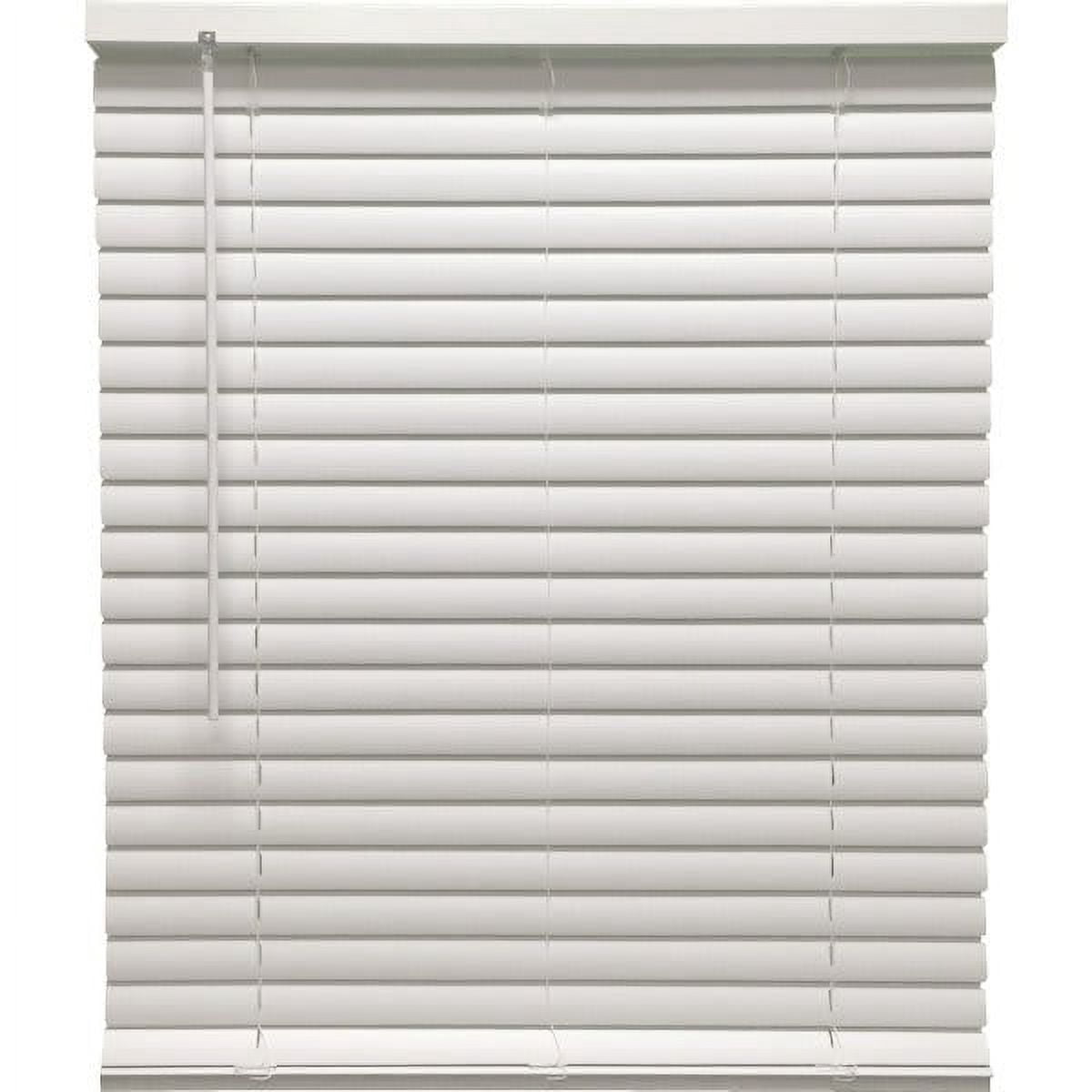 "23Wx72L"" Cordless 2"" Deluxe Vinyl Mini Blind White" - Walmart.com