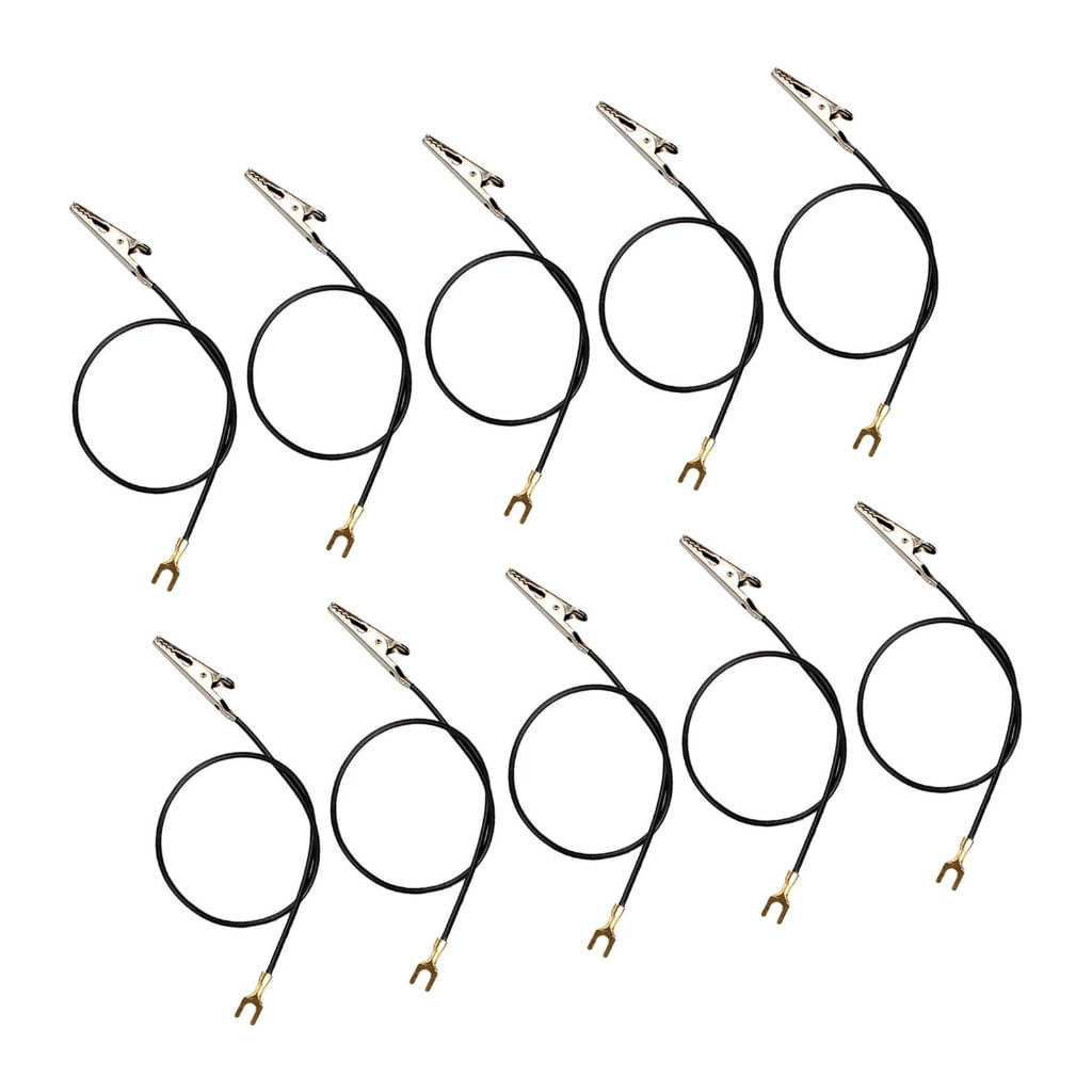 23cm Alligator Clip Electricity Test Leads For Laboratory Experiment ...