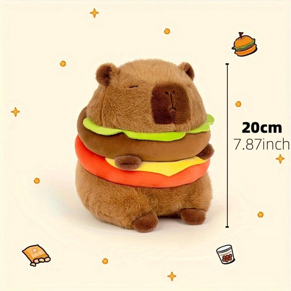 23cm Capybara Plush Simulation Capibara Anime Fluffty Toy Cute Doll ...