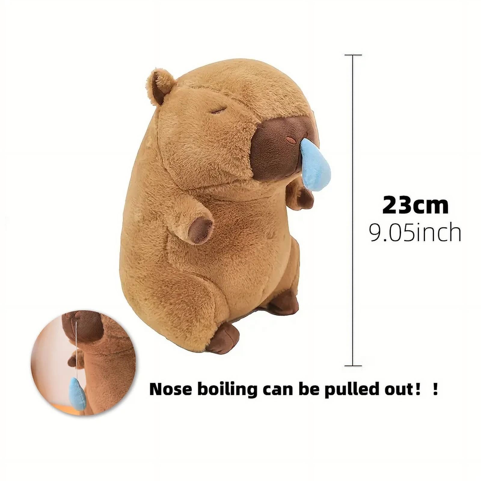 23cm Capybara Plush Simulation Capibara Anime Fluffty Toy Cute Doll ...