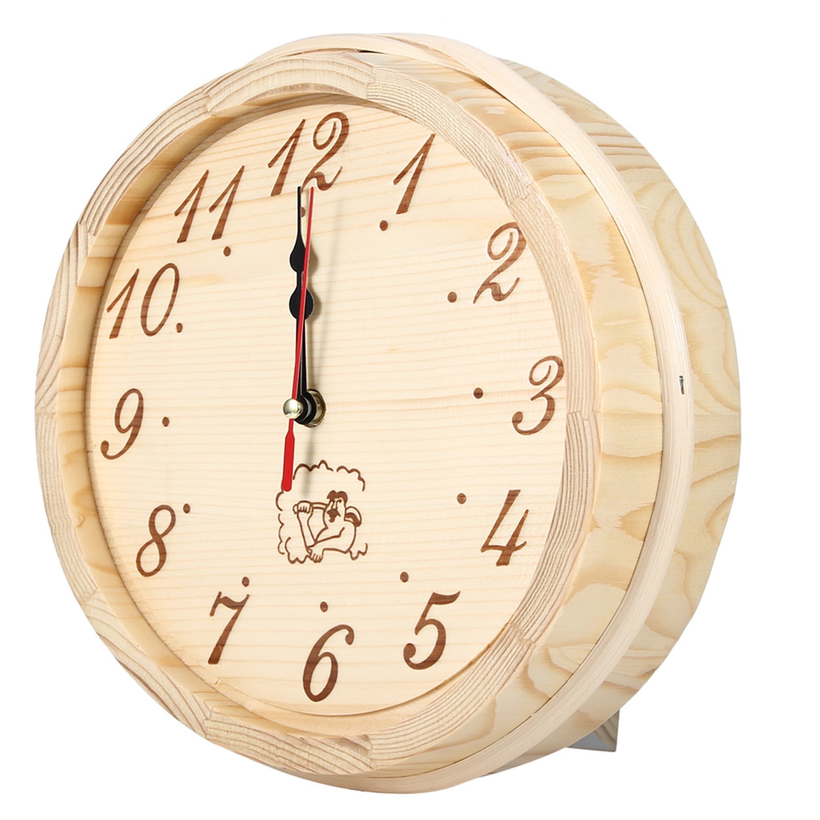 23cm Diameter Clock Wall Hanging Wooden Clock For Room Home Office Use ...