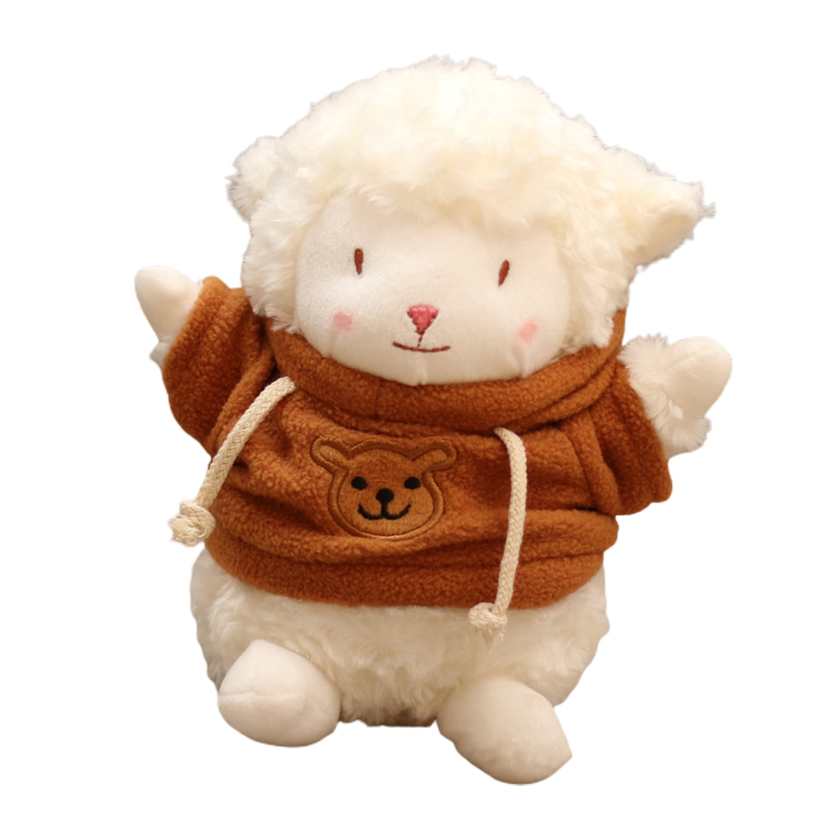 23cm Sheep Plush Toy PP Cotton Filling Soft Lovely Grab Machine Doll ...