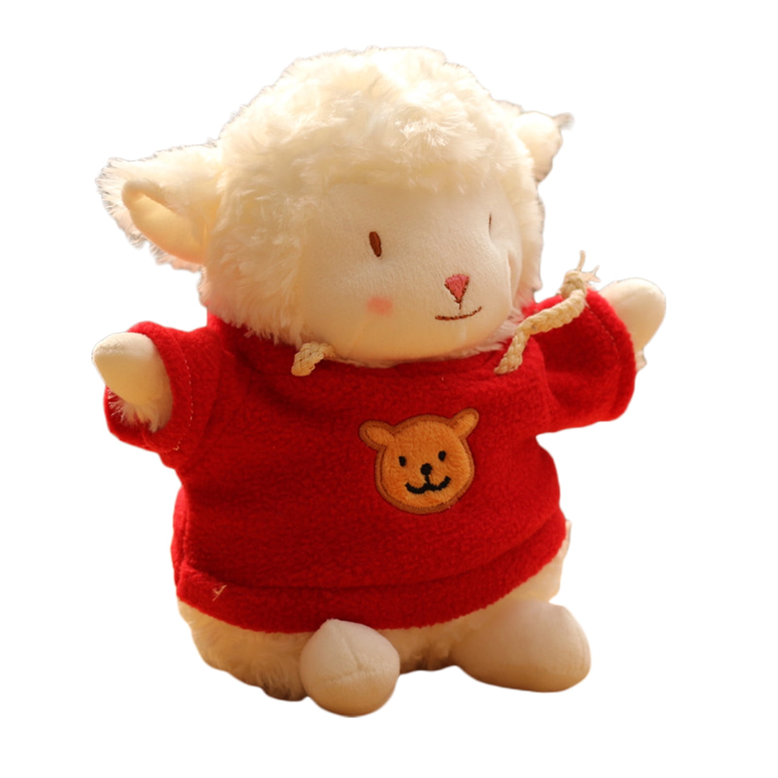 23cm Sheep Plush Toy PP Cotton Filling Soft Lovely Grab Machine Doll ...