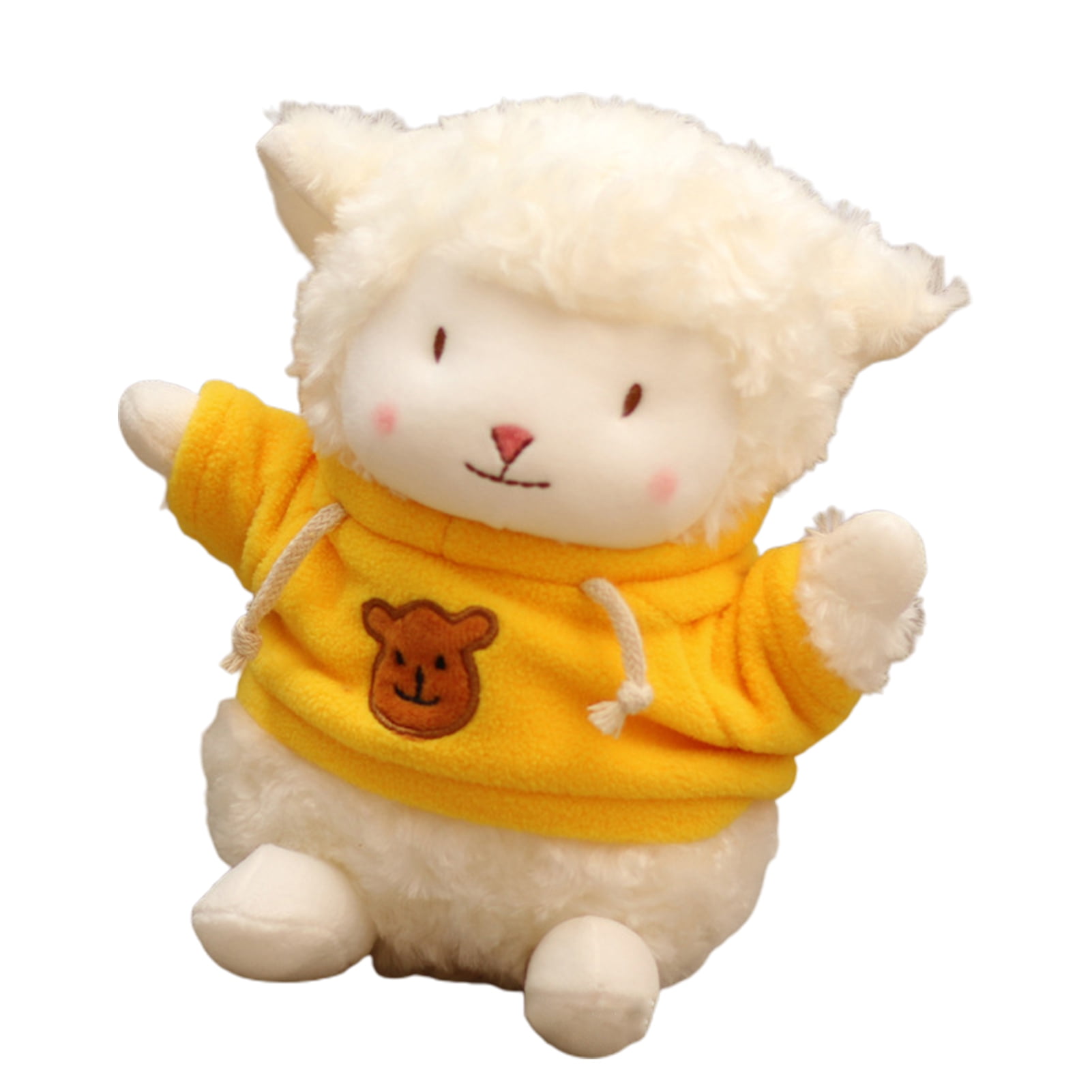 23cm Sheep Plush Toy PP Cotton Filling Soft Lovely Grab Machine Doll ...