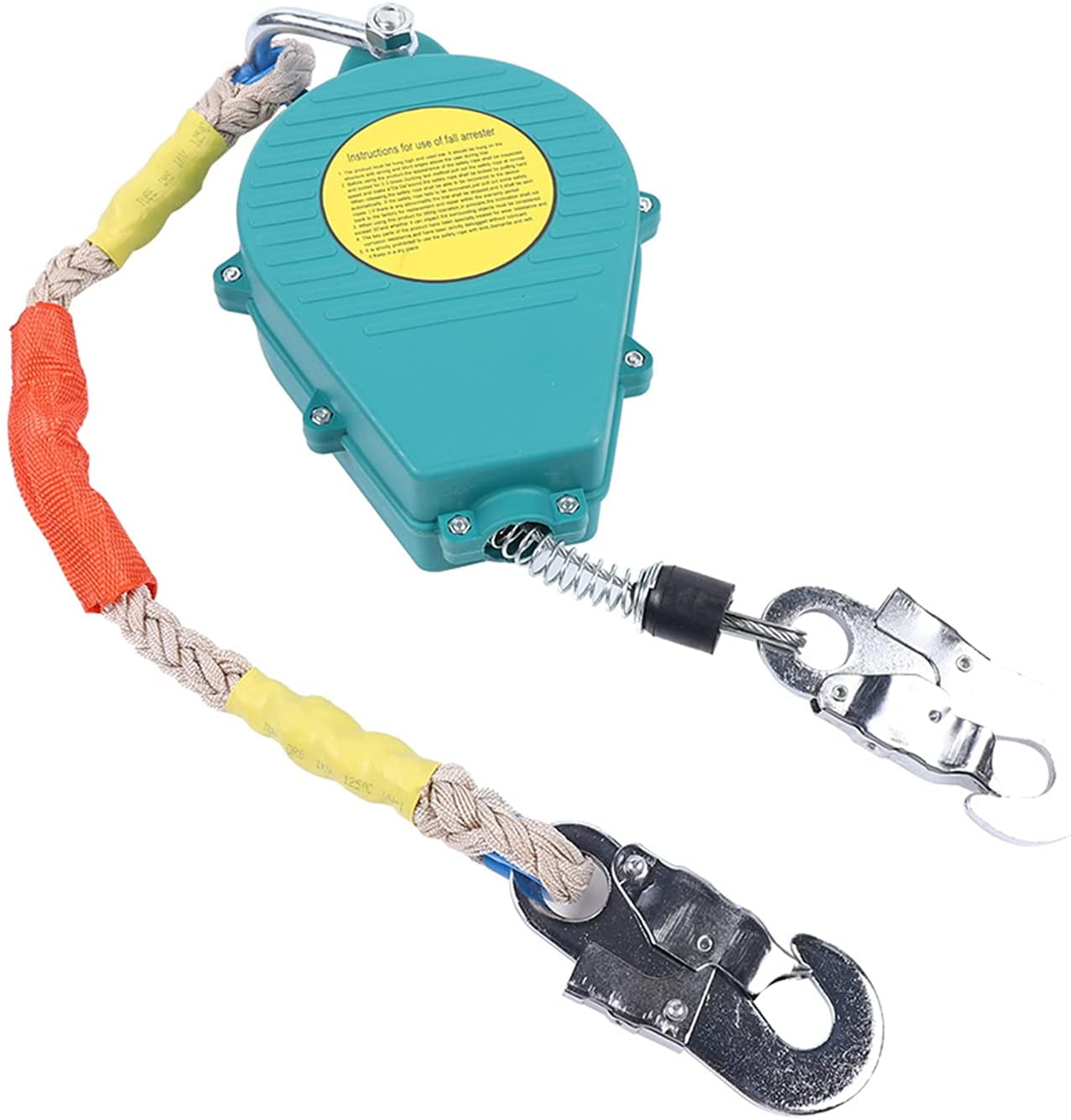 23ft Self Retracting Lifeline 330lbs Fall Arrester Fall Protection ...