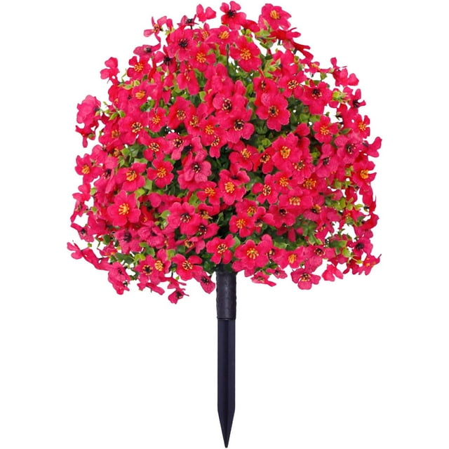 23in Artificial Violet Ball Topiary Trees with Ground Spikes, 1 Pack ...