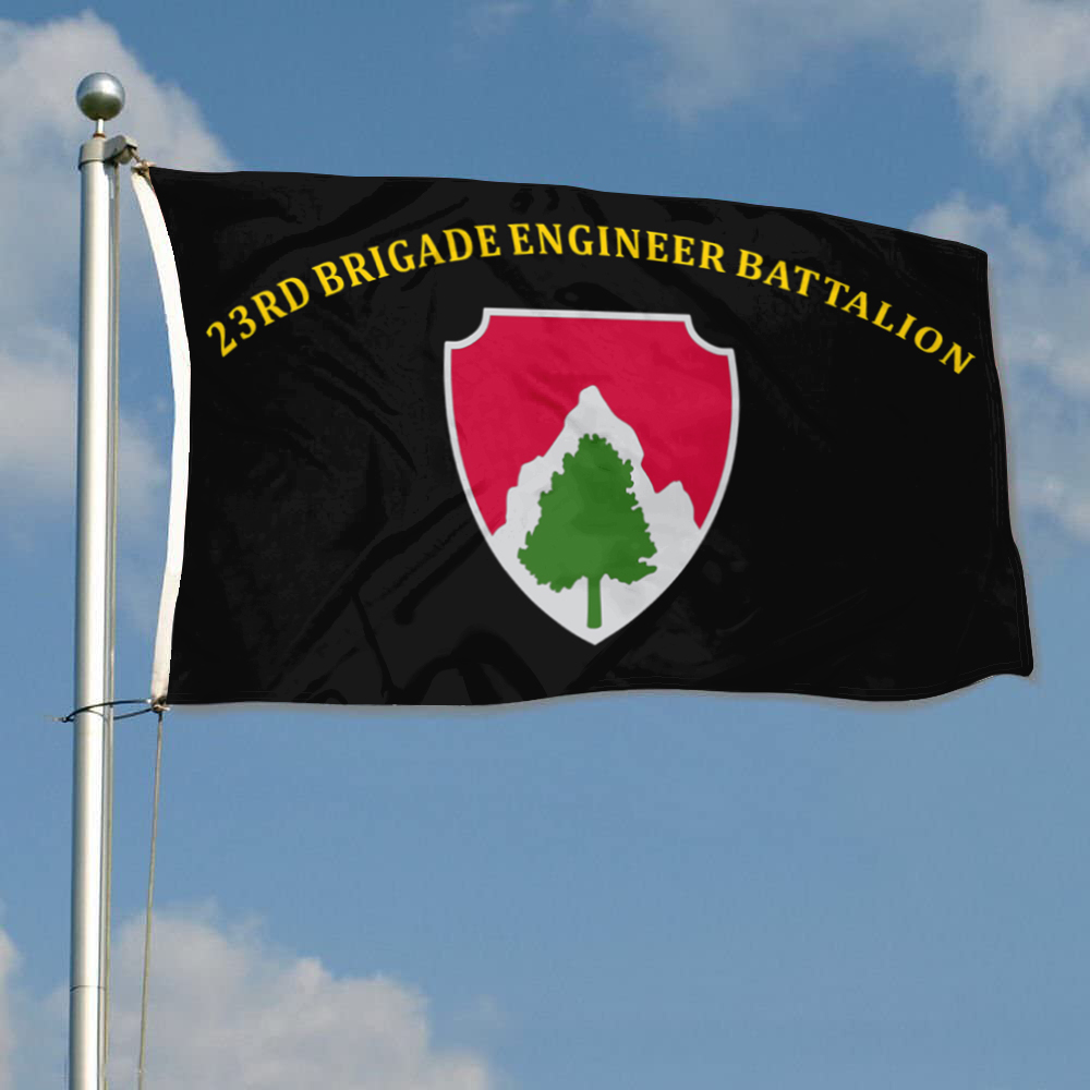 23rd Brigade Engineer Battalion 7th Infantry Division US Army Flag ...