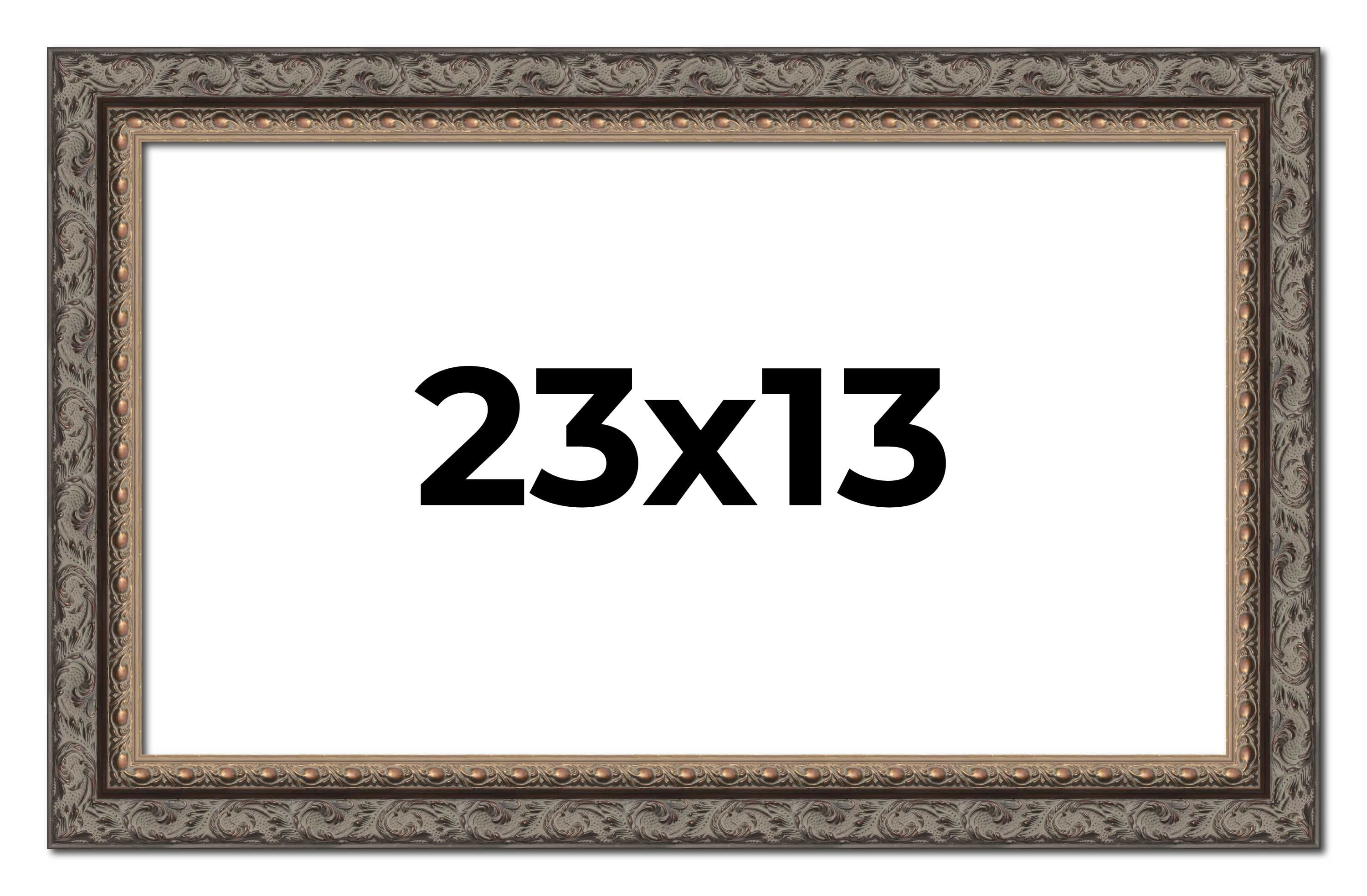 23x13 Frame Black Real Wood Picture Frame Width 2 inches | Interior ...