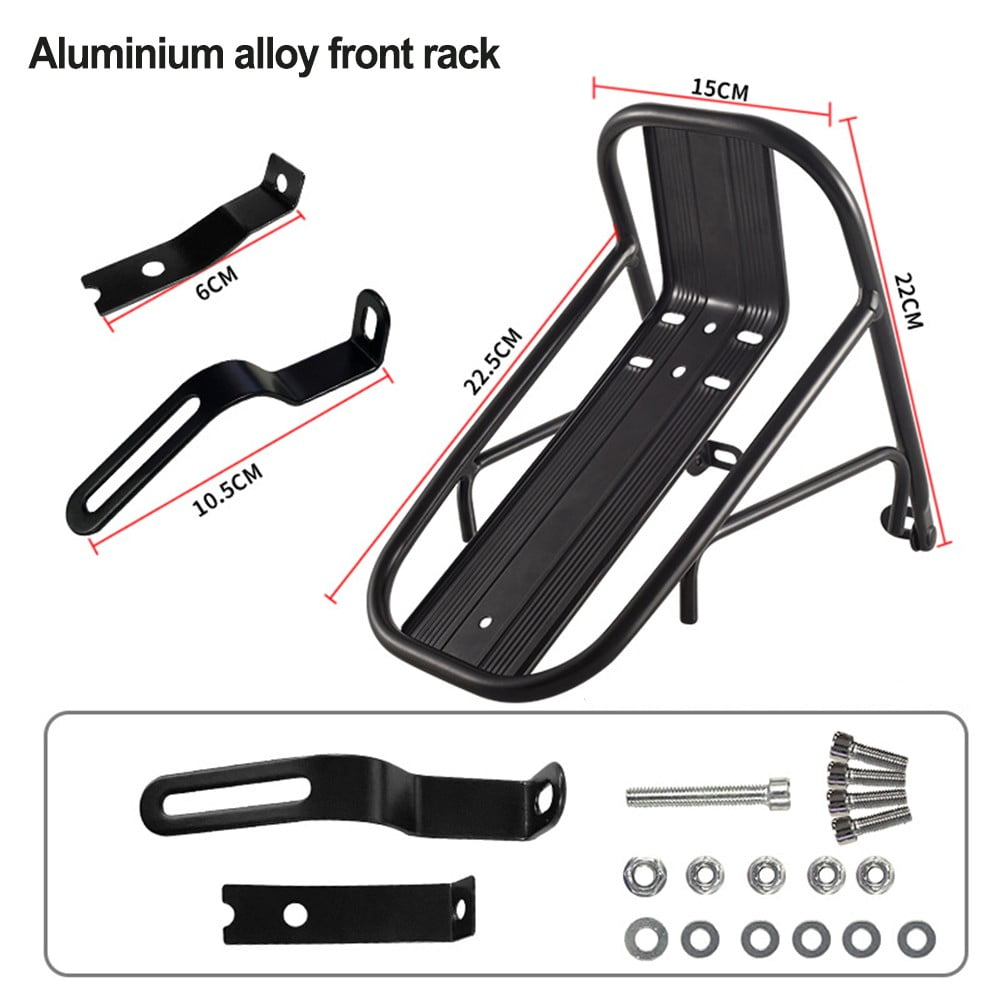 23x15x12Cm Electric Bicycle Front Rack Aluminum Alloy Luggage Carrier ...