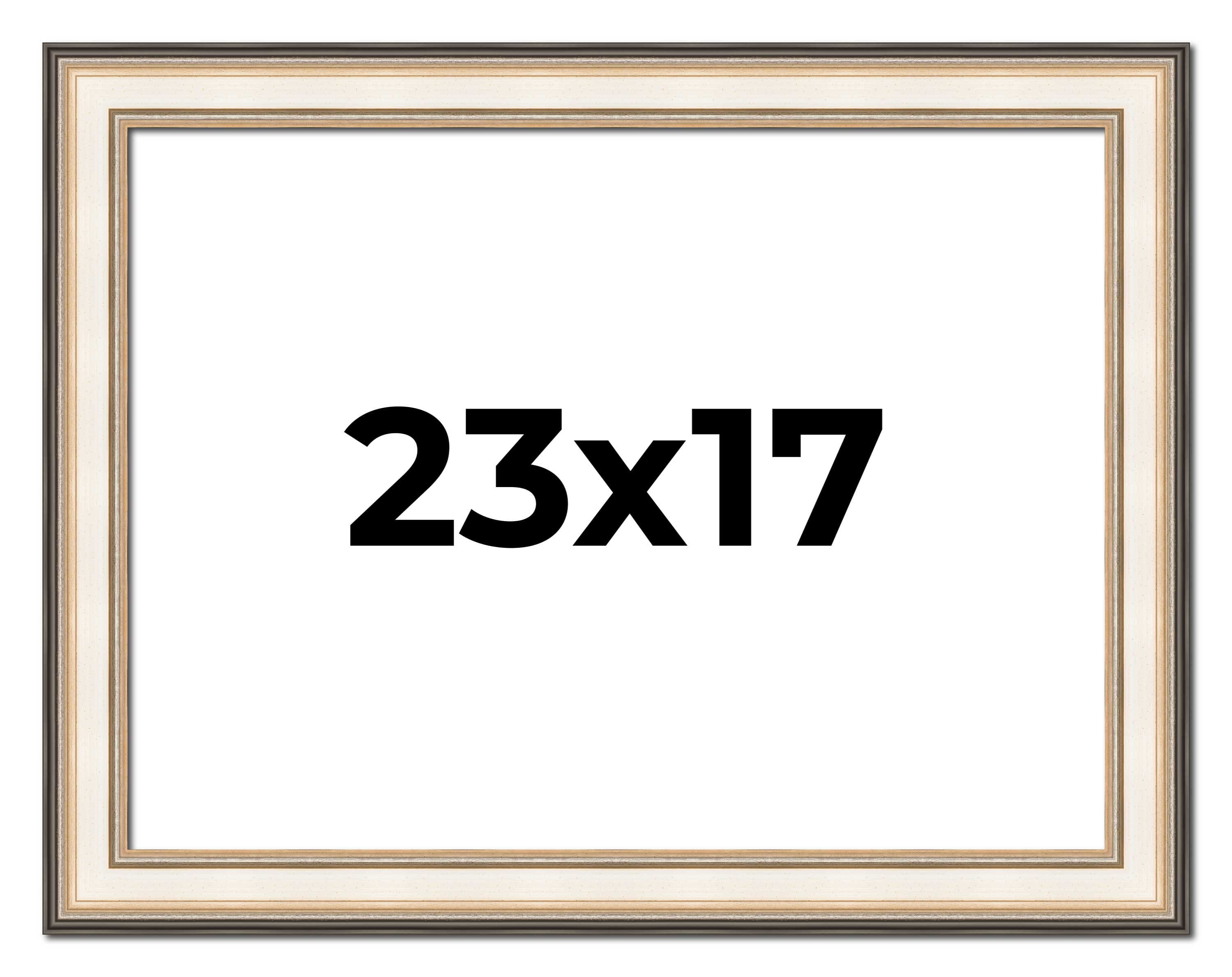 23x17 Frame Gold Silver Plein Aire 2" Inch Wide Moulding Solid Wood ...
