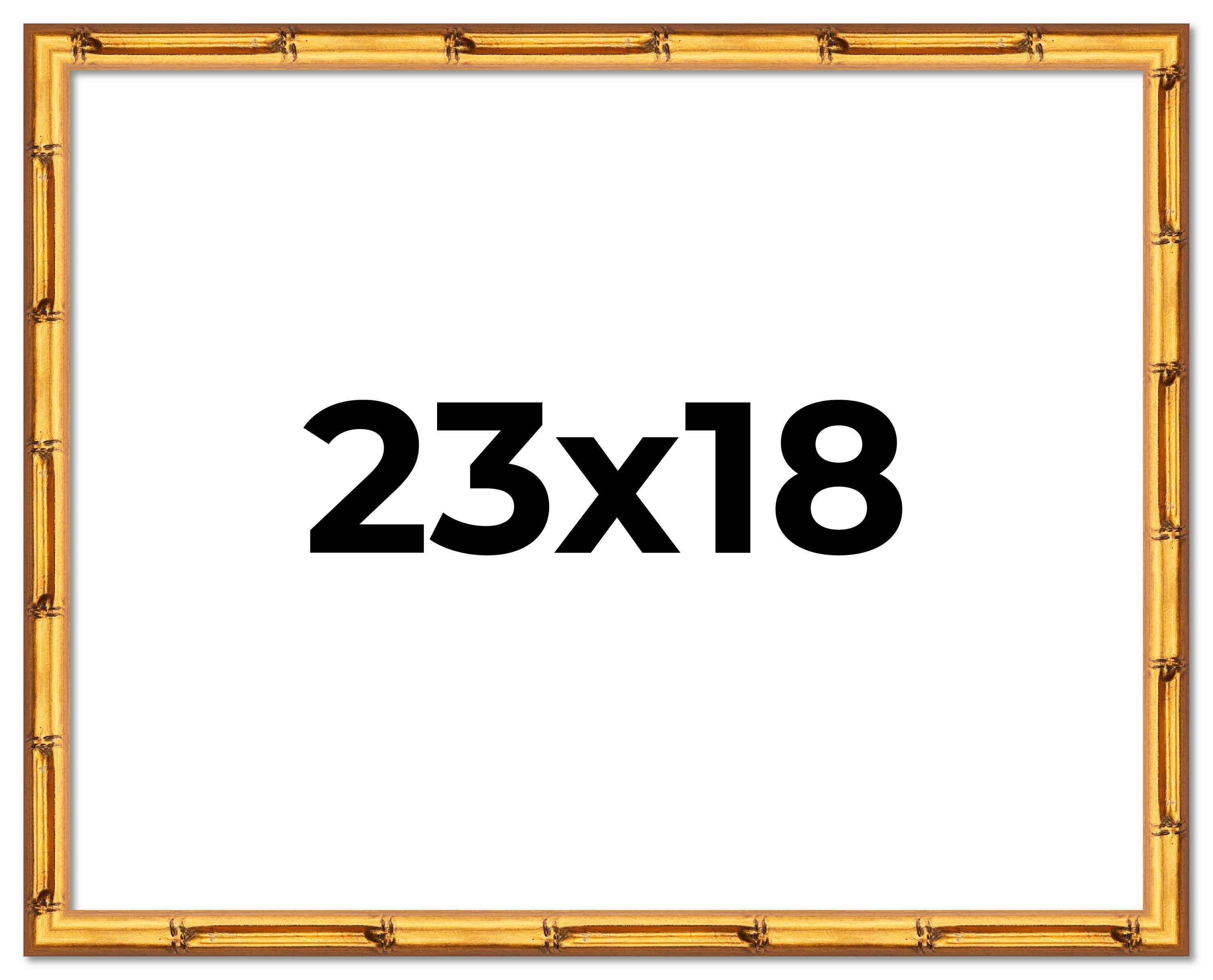 23x18 Frame Gold Bamboo Picture Frame - Complete Modern Photo Frame ...