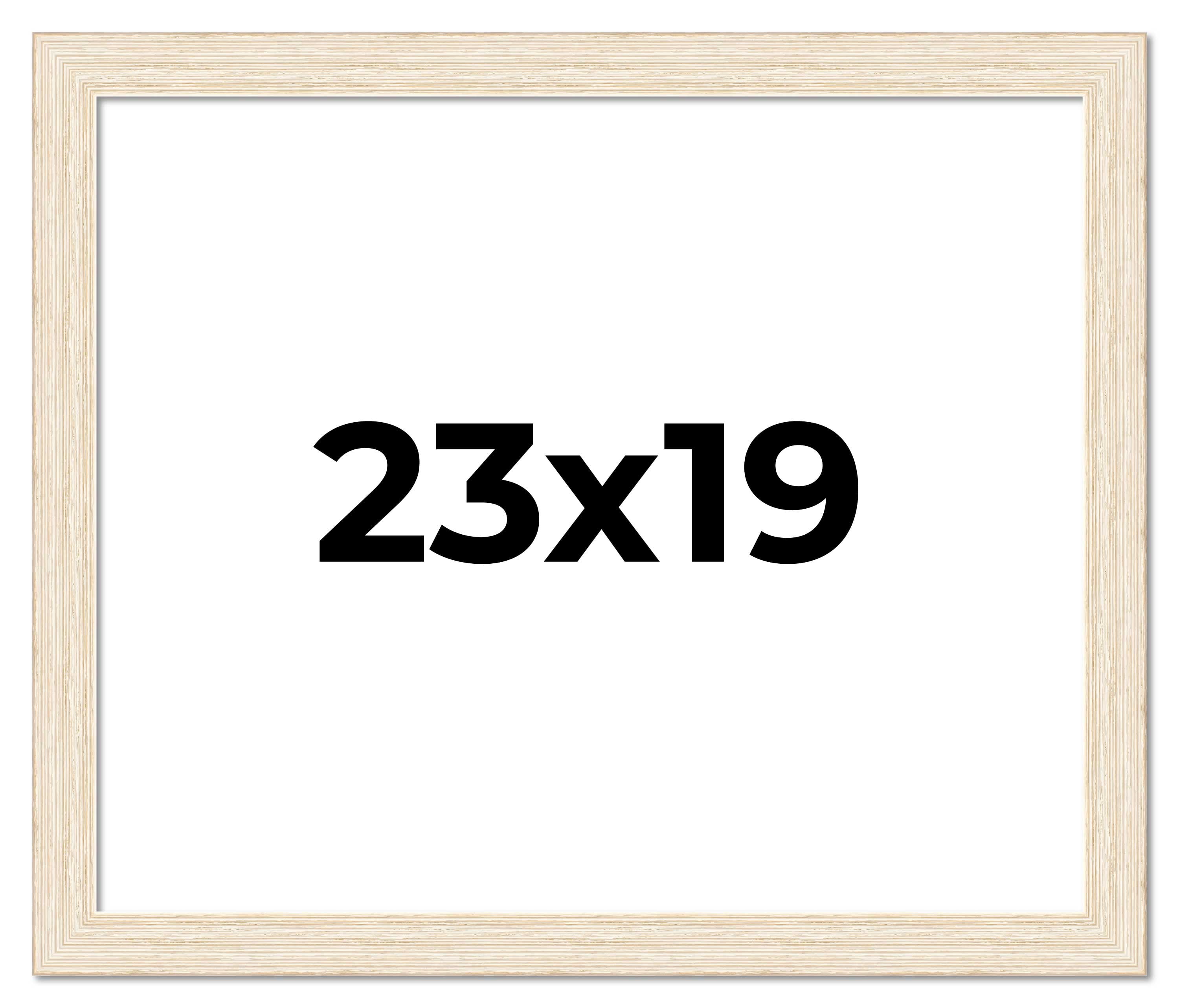 23x19 Frame White Barnwood Picture Frame Includes UV Acrylic Plexiglass ...