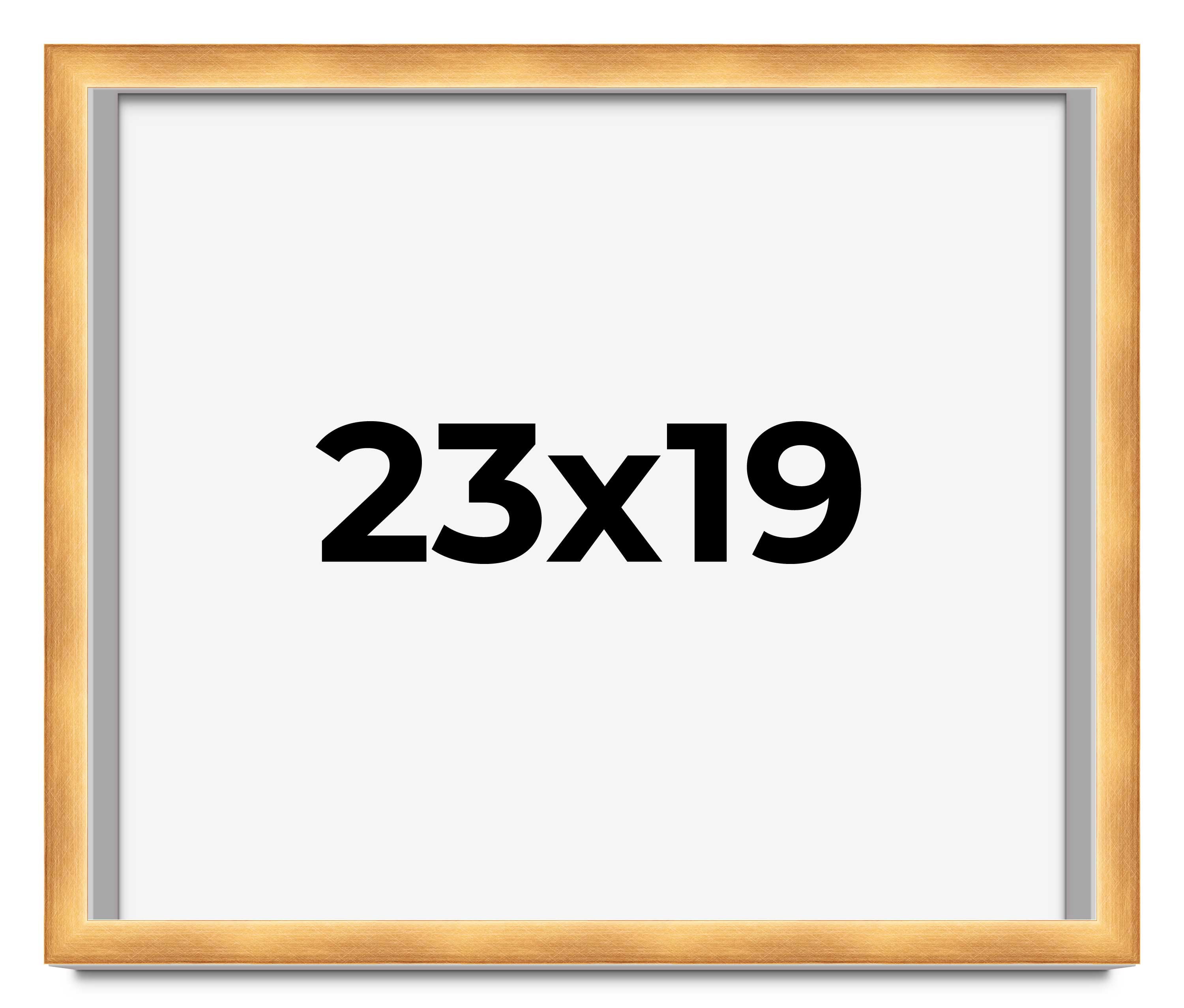 23x19 Shadow Box Bronze Cross-Brushed Display Frame | 1.625 Inches Deep ...